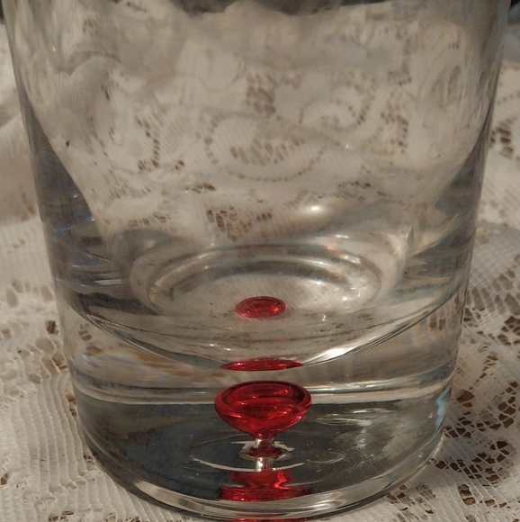 Old Fashioned cocktail glass | Dining | Vintage Cherry Drop Bottom ...